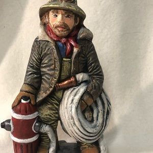 Other | Vintage Fireman Ceramic Art | Poshmark